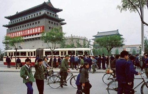 70年代老北京街景彩色照